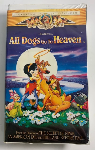 ALL DOGS GO to Heaven (VHS, 2000, Clam Shell Family Entertainment) £1. ...
