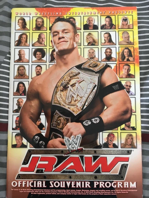 WWE WWF RAW / Smackdown Live Tour Official Souvenir Program 2004 £14.99 ...