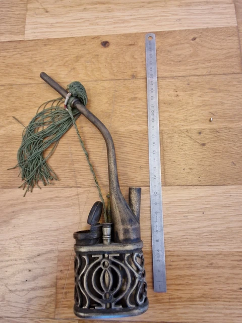 ANCIENNE PIPE ASIE indochine cochinchine objet d'artisanat art ...