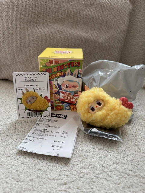 POP MART LABUBU THE MONSTERS Wacky Mart Series Figures - Fried Shrimp £47.48 - PicClick UK