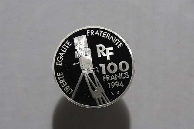 🧭🇫🇷FRANCE 100 FRANCS 1994 Silver Proof Lumiere Brothers Melt Value $31.32 B88 $35.00 - PicClick CA
