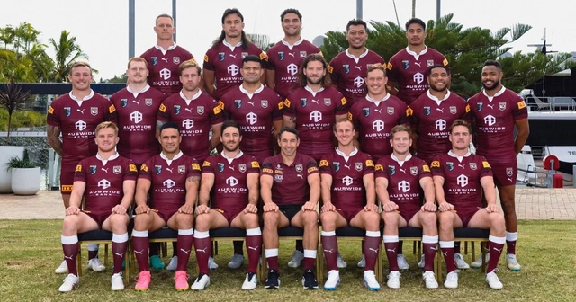 QUEENSLAND MAROONS STATE OF ORIGIN NRL RUGBY TEAM POSTER ,BIG 420mm ...