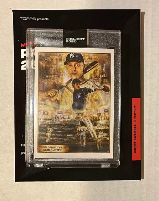 TOPPS PROJECT 2020 Derek Jeter 1993 par Andrew Thiele carte #82 Yankees ...