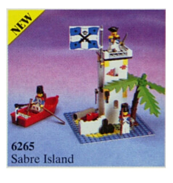 LEGO PIRATES: SABRE Island (6265) £40.00 - PicClick UK