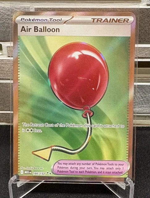 POKEMON TCG MEGA Evolution Air Balloon 166/132 Full Art Ultra Rare £3. ...