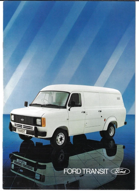 FORD TRANSIT MK2 1979-80 UK Market Sales Brochure Van Bus Chassis ...