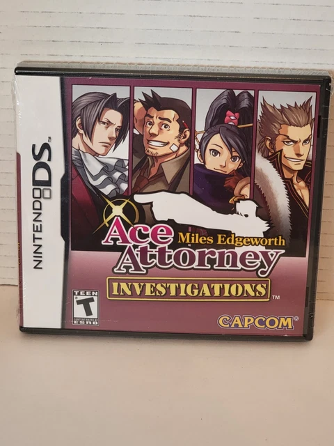 ACE ATTORNEY INVESTIGATIONS: Miles Edgeworth (Nintendo DS) Brand New ...