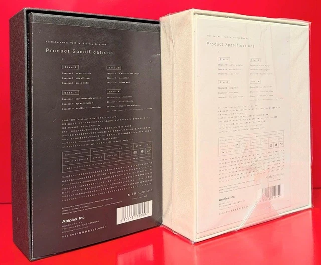 NIER:AUTOMATA VER1.1A BLU-RAY BOX Vol.1 + Vo.2 Set Limited Edition :JPN ...