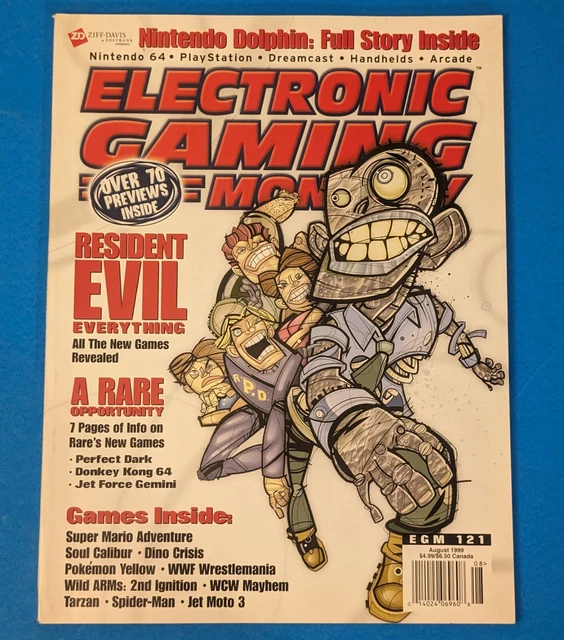 ELECTRONIC GAMING MONTHLY - Issue 121 August 1999 - Resident Evil EGM ...
