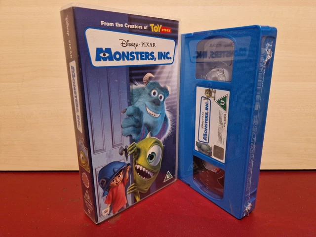 MONSTERS INC - Disney - Pixar - PAL VHS Video Tape - NEW SEALED (T67 ...