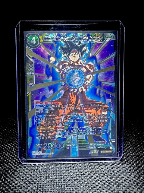 DRAGON BALL SUPER Ultra Instinct Son Goku Divine Technique BT23-110 SPR | Neuf 9,6 EUR 11,04 ...
