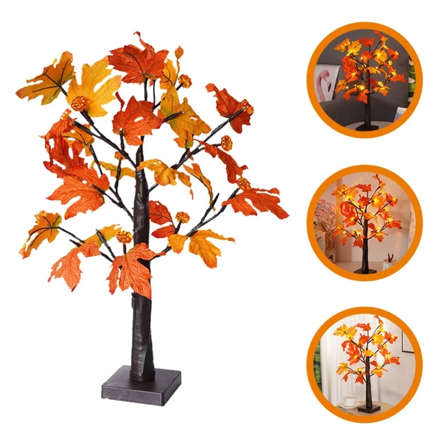 LED BRANCH LIGHTS Tree Fall Decorations Indoor Table Top Lighted £46.85 ...