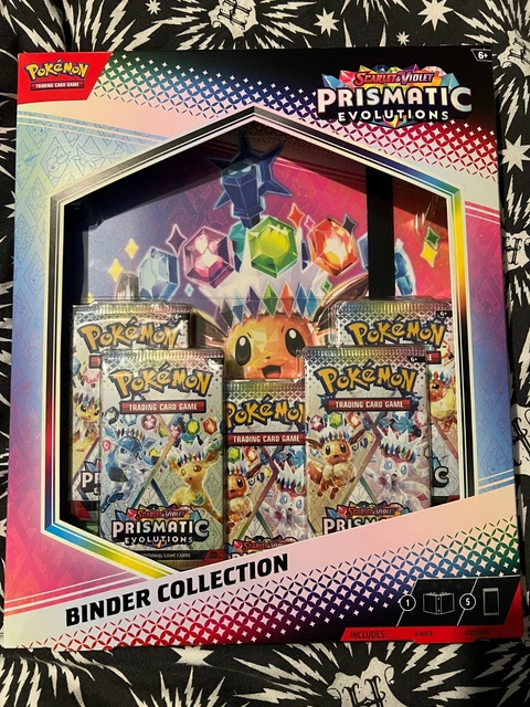 POKEMON PRISMATIC EVOLUTIONS TCG cards with binder [SEALED] £50.64 ...