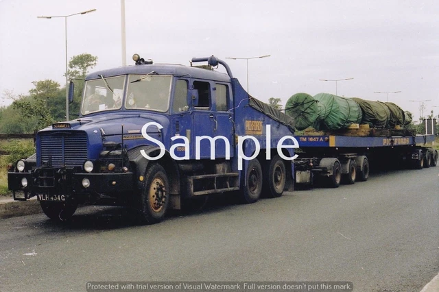 TRUCK PHOTO SCAMMELL 6 Wheel Pickfords Heavy Haulage £1.87 - PicClick UK