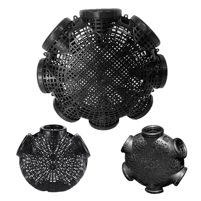 CRAB POT TRAP Portable Fish Crab Crayfish Shrimp Bait Traps Net Cage 3 ...