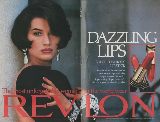 VINTAGE 1980'S WOMAN'S Fashion - Revlon Lipstick - Dazzling Lips - 1981 ...