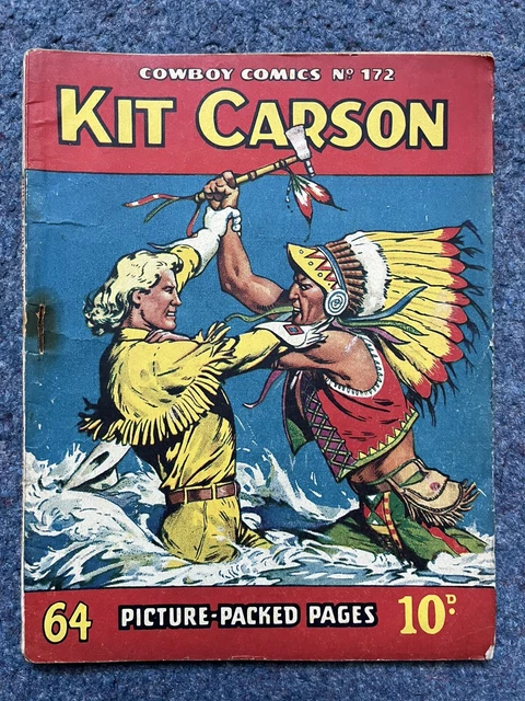 COWBOY PICTURE LIBRARY Comic No. 172 Kit Carson EUR 10,64 - PicClick IT