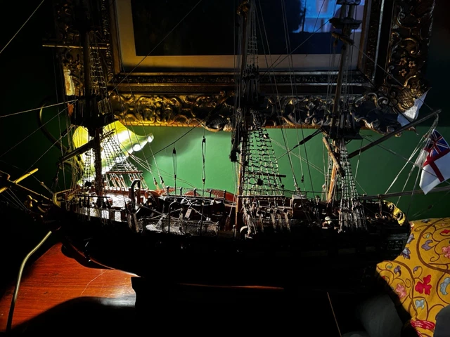 ANTIQUE LARGE SCRATCH Built Model Of HMS Victory £68.32 - PicClick UK