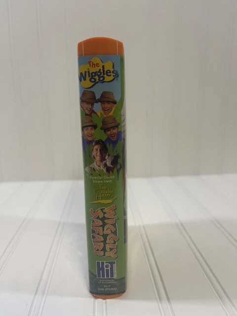 THE WIGGLES WIGGLY Safari VHS 2002 HIT Entertainment Steve Irwin $11.02 ...
