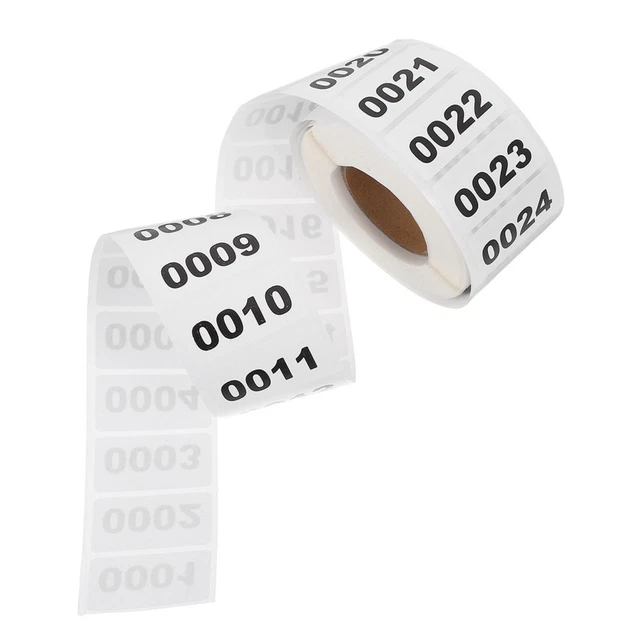 NUMBER LABELS SELF Adhesive Multi-use Sticker Classroom Numbers ...