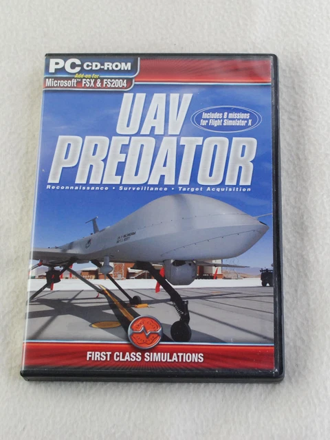 FIRST CLASS SIMULATIONS UAV Predator for Flight Simulator X and FS2004 ...