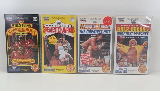 WWF / WWE VHS 4x Sovereign Series Complete Wrestling Tape Bundle / Job ...