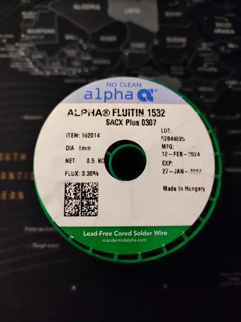 STAGNO ALPHA FLUITIN 1532 1mm SACX Plus 0307 0.5Kg EUR 25,00 - PicClick IT
