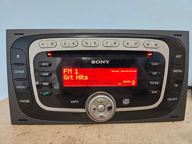 FORD TRANSIT MK7 Sony Autoradio Lettore Cd Stereo 2007 2008 2009 2010 ...