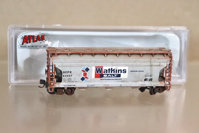 ATLAS 50 000 923 N Weathered Watkins Sel ACF 3560 Wagon-trémie couvert ...