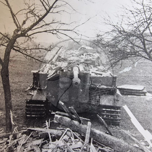 PRESSE FOTO 2WK Wehrmacht Panzerkampfwagen PzKpfw VI Tiger Panzer [M1 ...