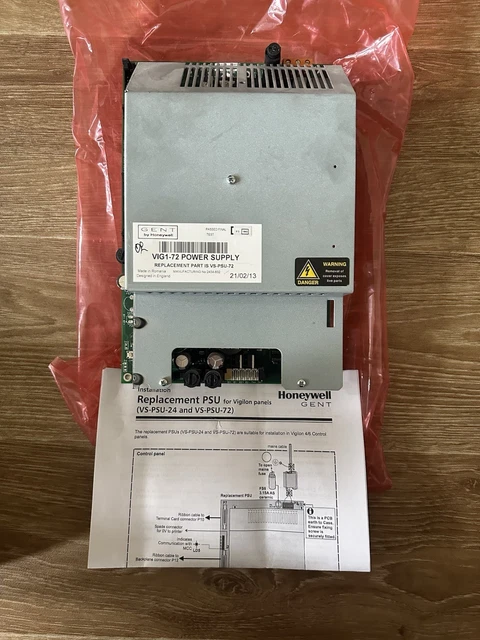 HONEYWELL VS-PSU-72 Gent Vigilon Power Supply Unit. £414.72 - PicClick UK