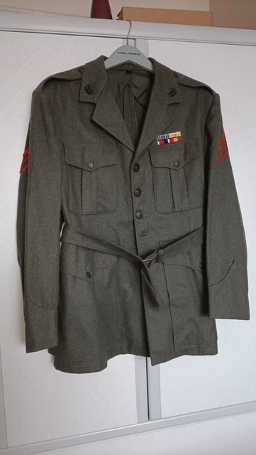 WW2 PERIOD USMC Class A Jacket, USMC Uniform £65.00 - PicClick UK