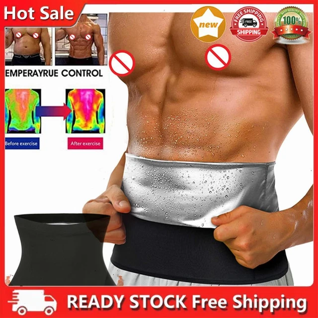 SAUNA SWEAT BELT Fat Burning Sauna Belt Male Belly Trainer for Workout Shapewear £5.99 - PicClick UK