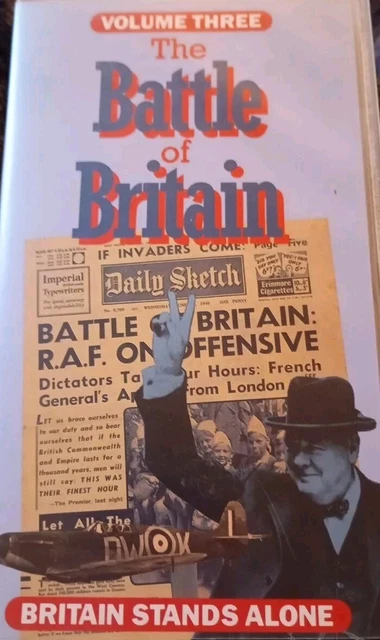THE BATTLE OF Britain Volume 3 Britain Stands Alone VHS video tape £3. ...
