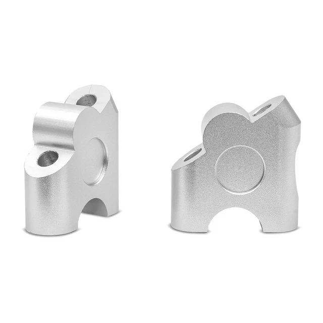 HANDLEBAR RISER FOR Honda Transalp XL 700 / 650 / 600 V 30mm silver alu ...