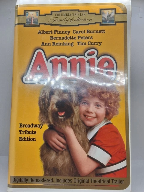 ANNIE VHS 1997 Clamshell Columbia Tristar Family Collection Broadway ...
