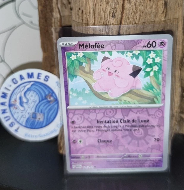 CARTE POKÉMON EV3.5 151 Fr : MÉLOFÉE Reverse 035/165 / Sous sleeve TBE EUR 1,00 - PicClick FR