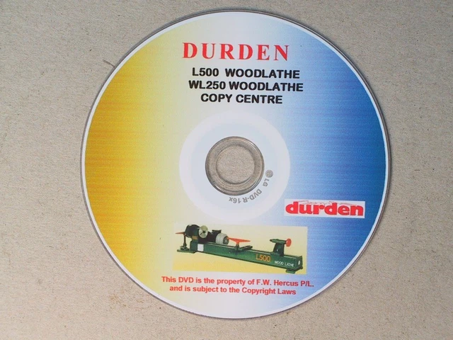 Durden l500 wood lathe store