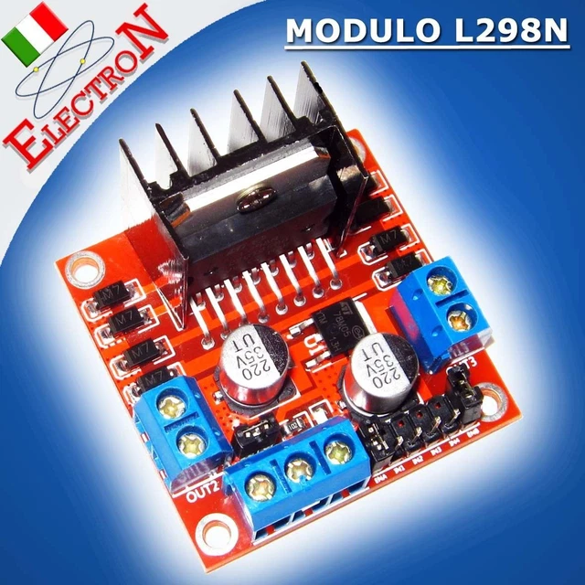 MODULO L298N DUAL H Bridge Dc Stepper Motor Controller Driver Arduino ...