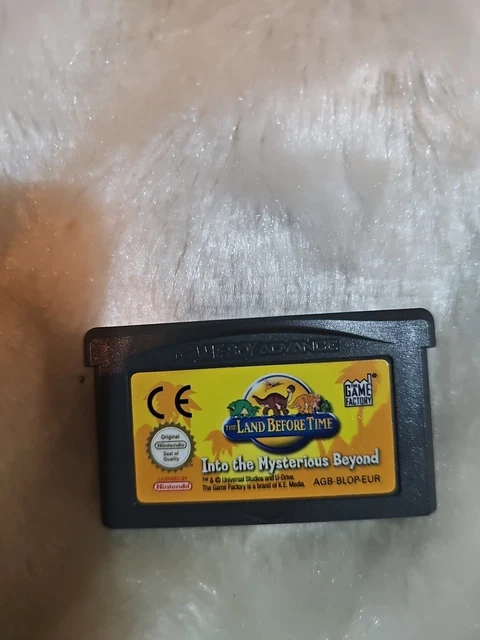 GAMEBOY ADVANCE THE Land Before Time Into the Mysterious Beyond cartridge only £6.99 - PicClick UK