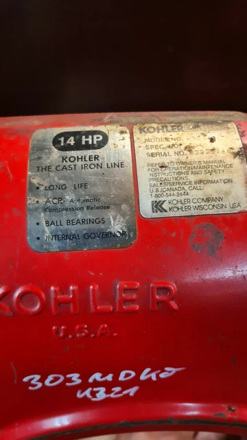 AUFSITZMÄHER RASENTRAKTOR MOTORDECKEL Abdeckung KOHLER K321 EUR 39,95 - PicClick DE