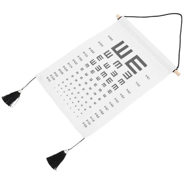 VISUAL CHART BACKDROP Visual Chart Eye Testing Chart Wall Visual Chart ...