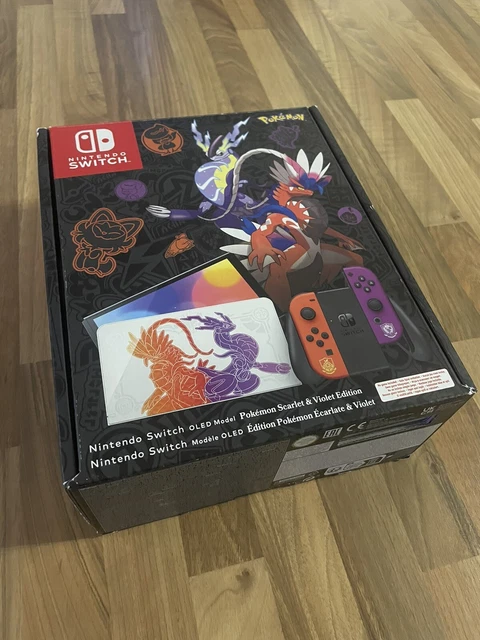 NINTENDO SWITCH OLED Console Pokemon Scarlet and Violet Edition Boxed ...