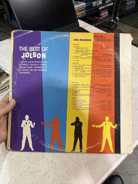 AL JOLSON THE Best Of (Nm) Mca2-10002 Lp Vinyl Record £15.26 - PicClick UK