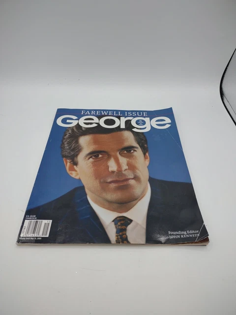 GEORGE MAGAZINE JFK Jr. John F Kennedy Jr. Farewell Issue Vol VI Num 1 ...