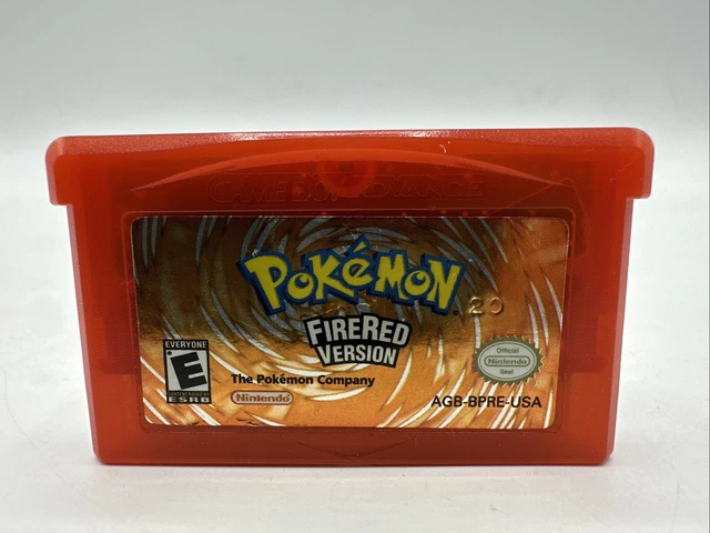 POKEMON: FIRERED VERSION GBA (Game Boy Advance, 2004) Authentic Fire ...