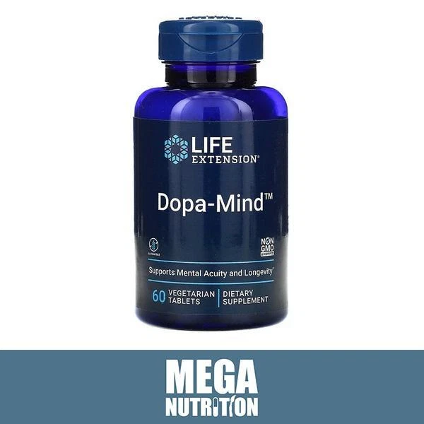 LIFE EXTENSION DOPA-MIND Support Mental Acuity & Longevity pack of 60Veg Tablets £47.99 ...