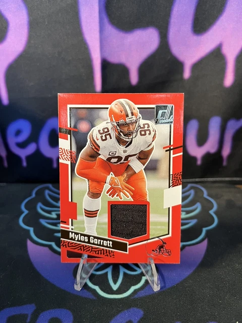 CARTE PATCH MAILLOT 2023 Donruss Threads Myles Garrett #DTH-MG ...