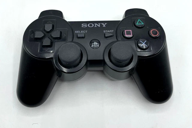 SONY PS3 DUALSHOCK 3 Sixaxis Controller Playstation CECHZC2E black ...