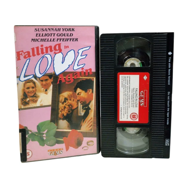 FALLING IN LOVE Video Gems VHS Michelle Pfeiffer & Elliot Gould VHS ...